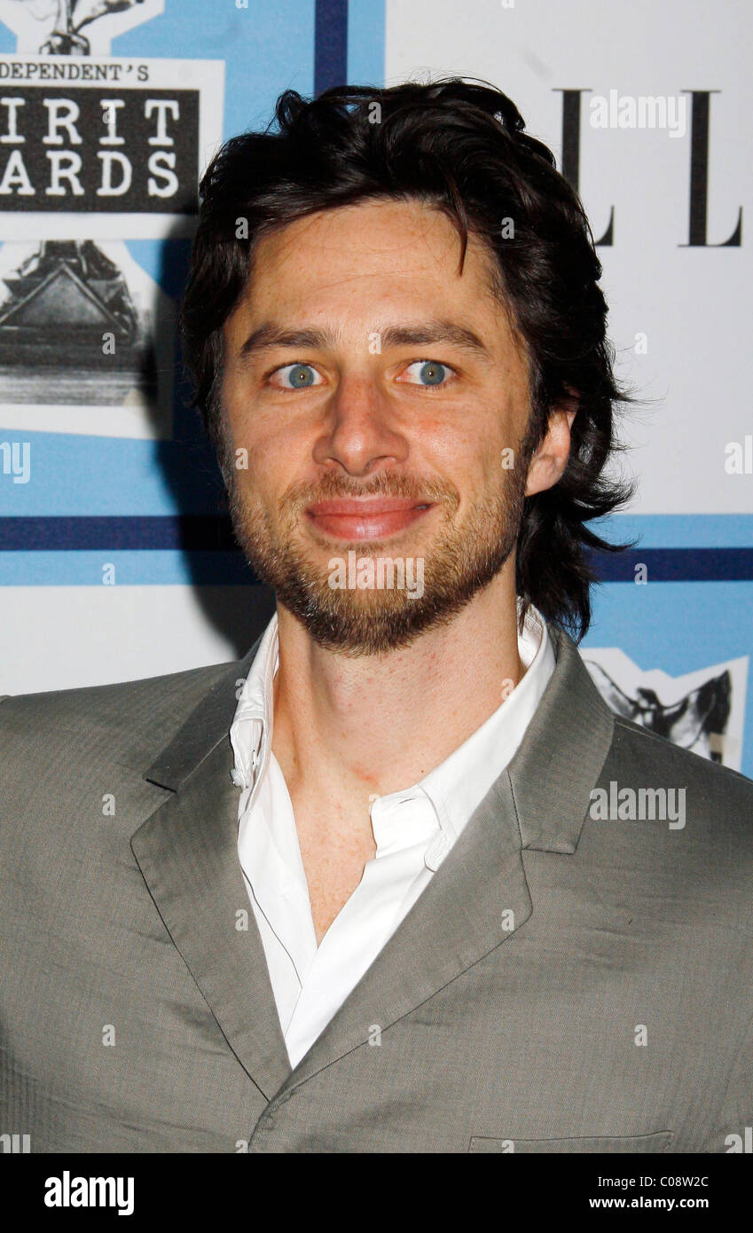 Zach Braff 2008 Film Independent's Spirit Awards at the Santa Monica ...