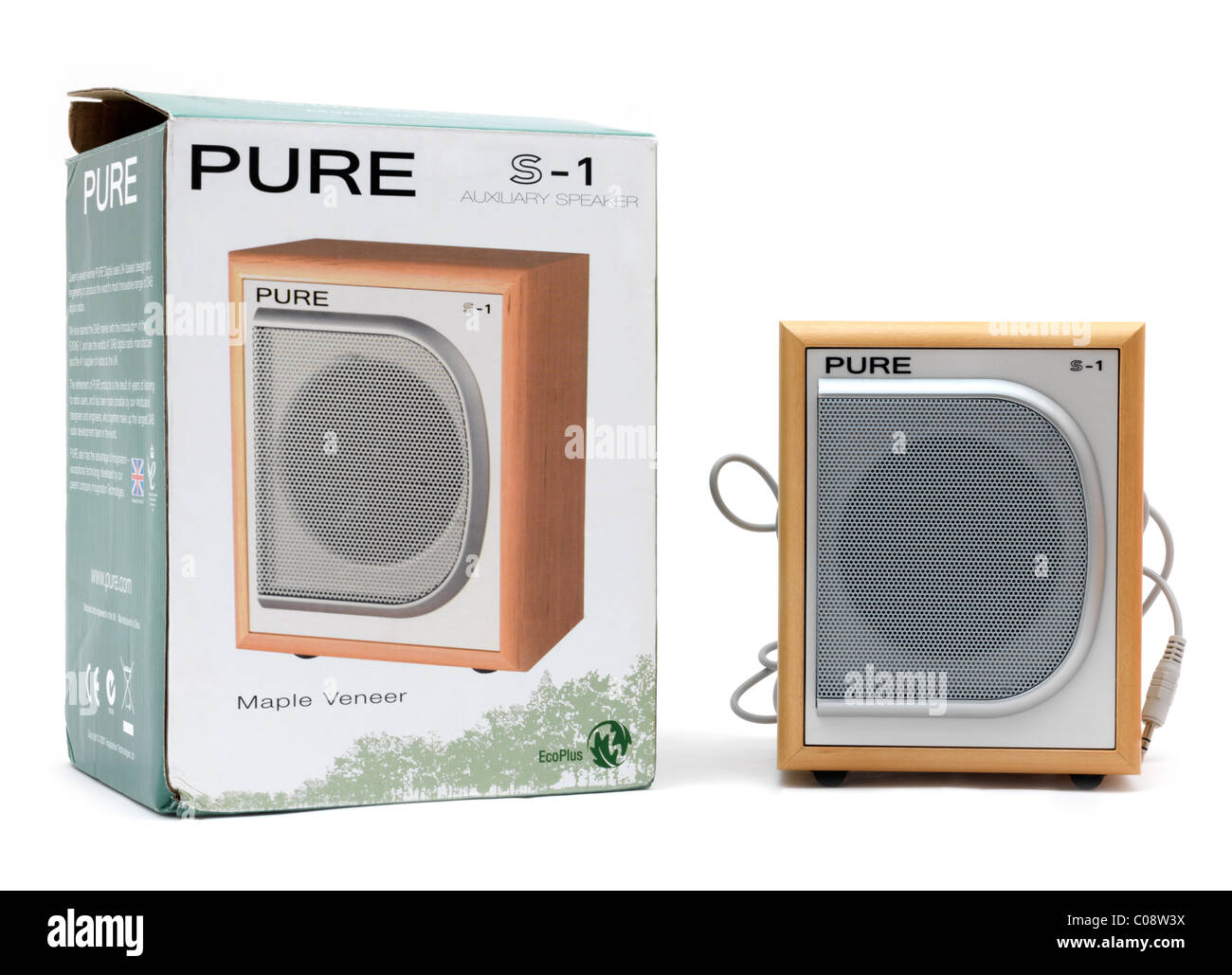 PURE Speaker And Box Stock Photo - Alamy