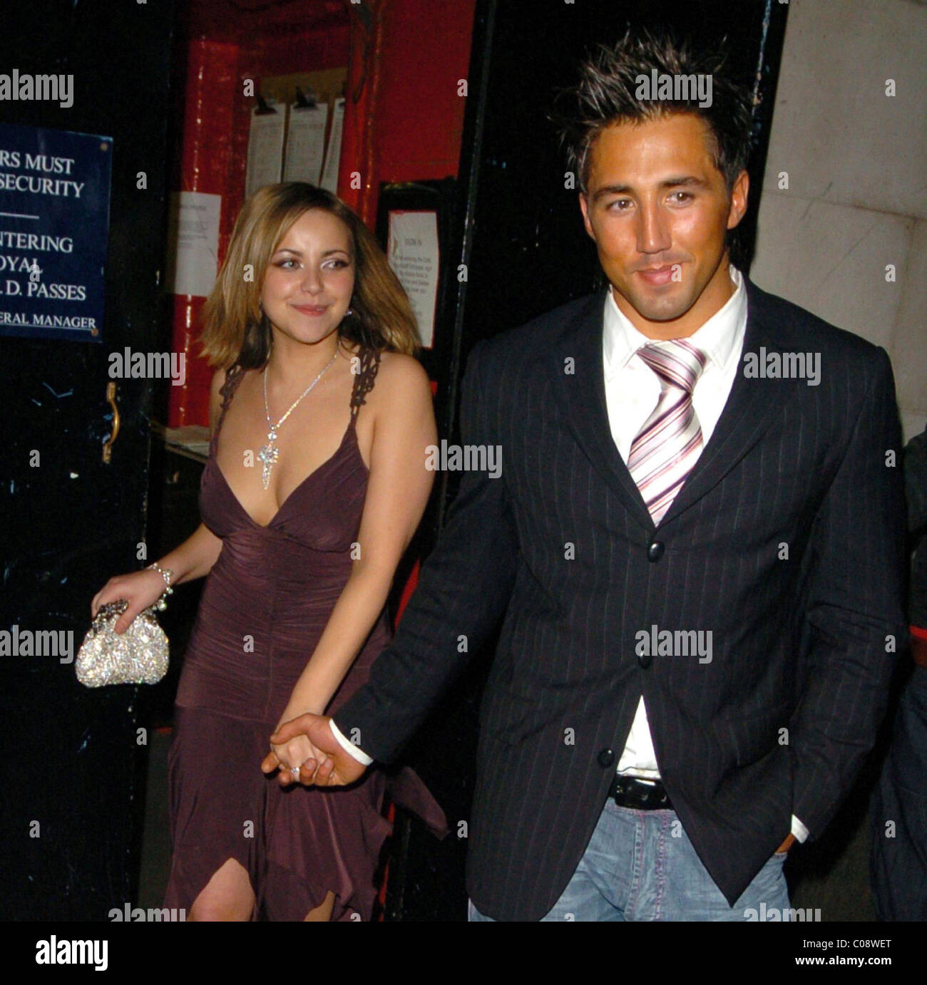 CHARLOTTE CHURCH and GAVIN HENSON leaving China White's nightclub by ...