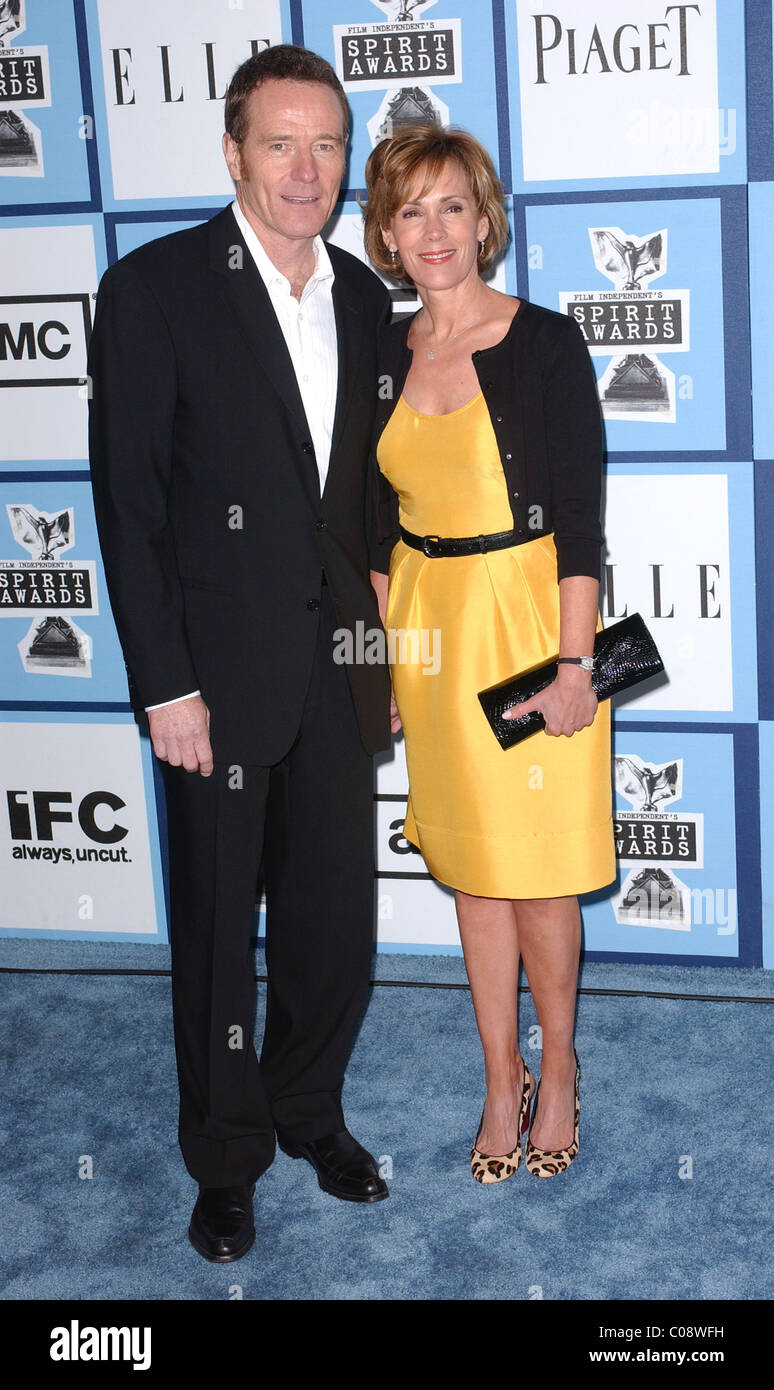 Bryan Cranston and wife 2008 Film Independent's Spirit Awards at the ...