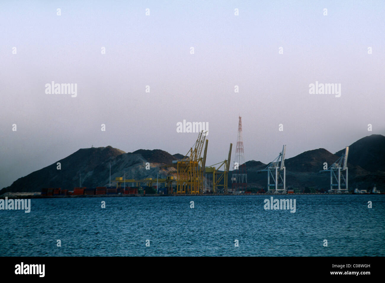 Khor fakkan container terminal hi-res stock photography and images - Alamy