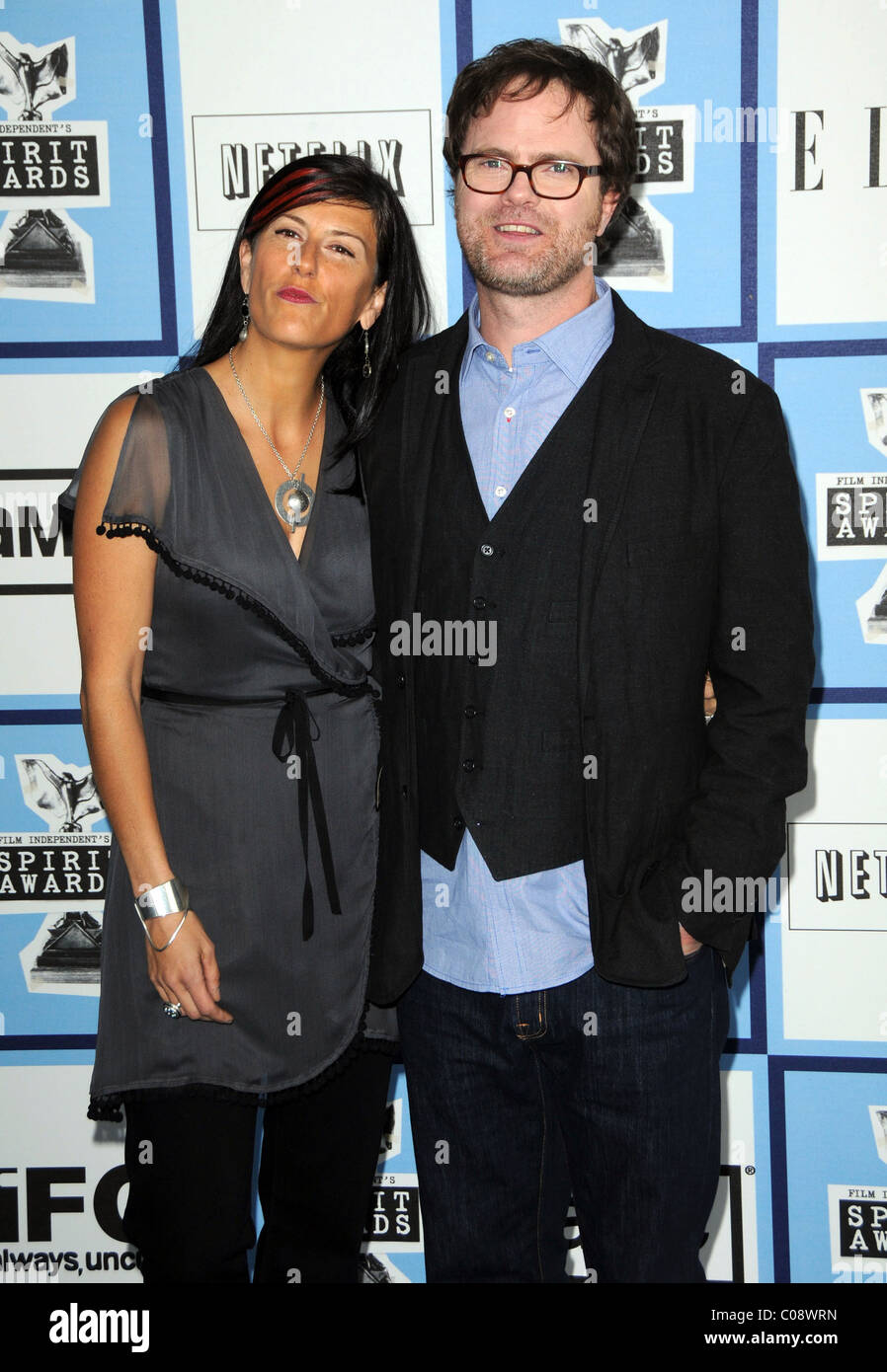 Rainn Wilson and wife 2008 Film Independent's Spirit Awards at the ...