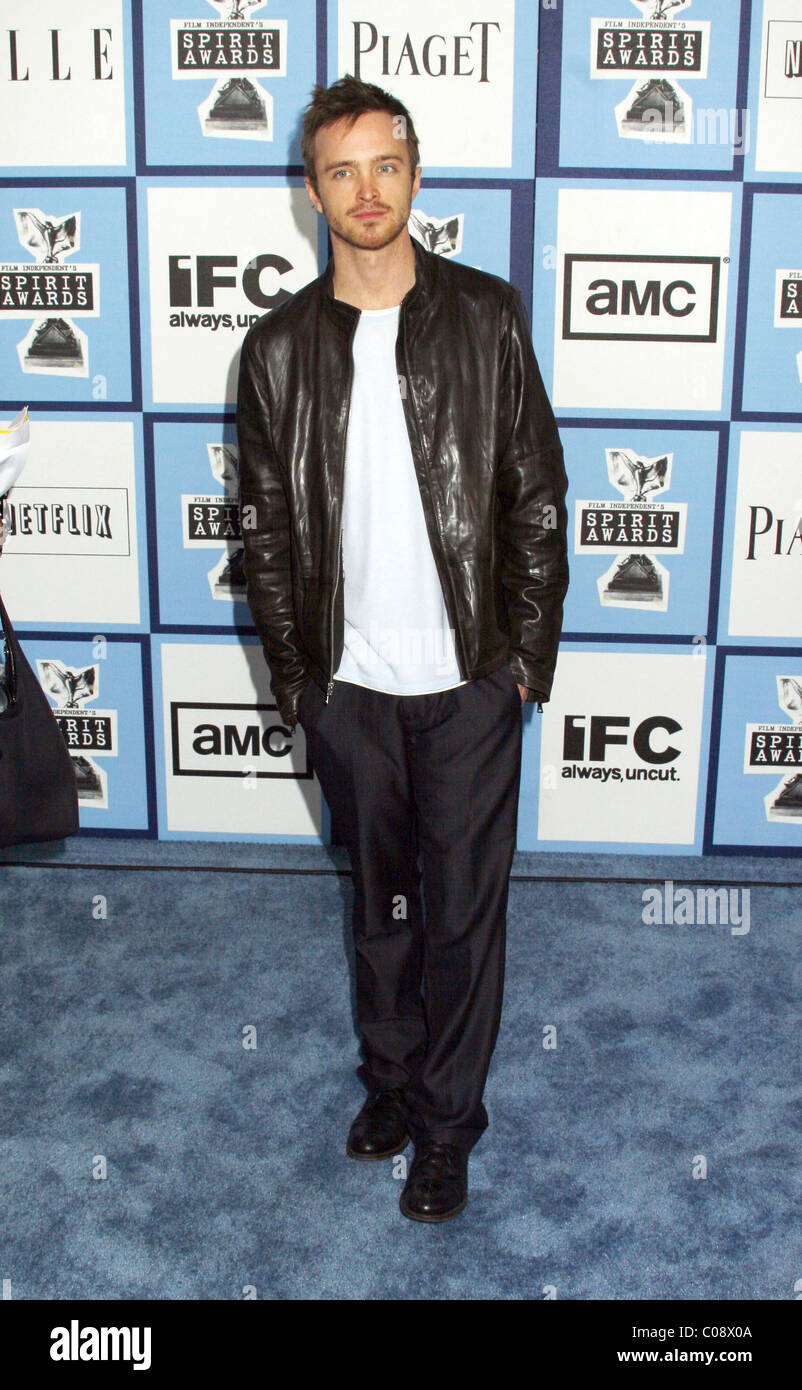 Aaron Paul 2008 Film Independent's Spirit Awards at the Santa Monica ...