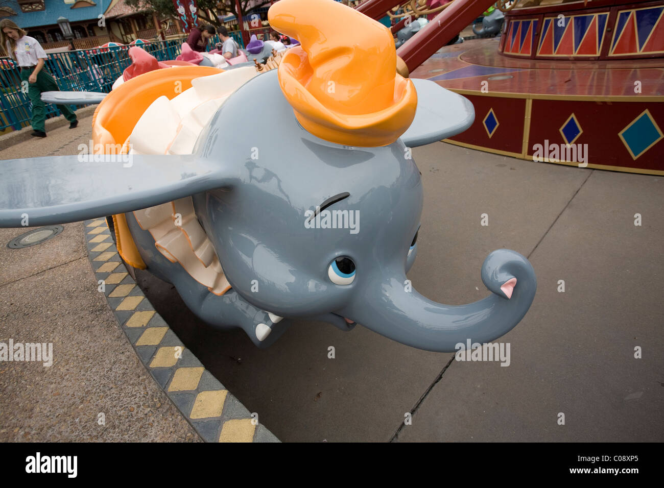 Dumbo the Flying Elephant is a ride at Disney World's Magic Kingdom in ...