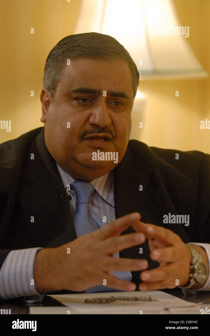 His excellency shaikh khalid bin ahmed al khalifa hi-res stock ...