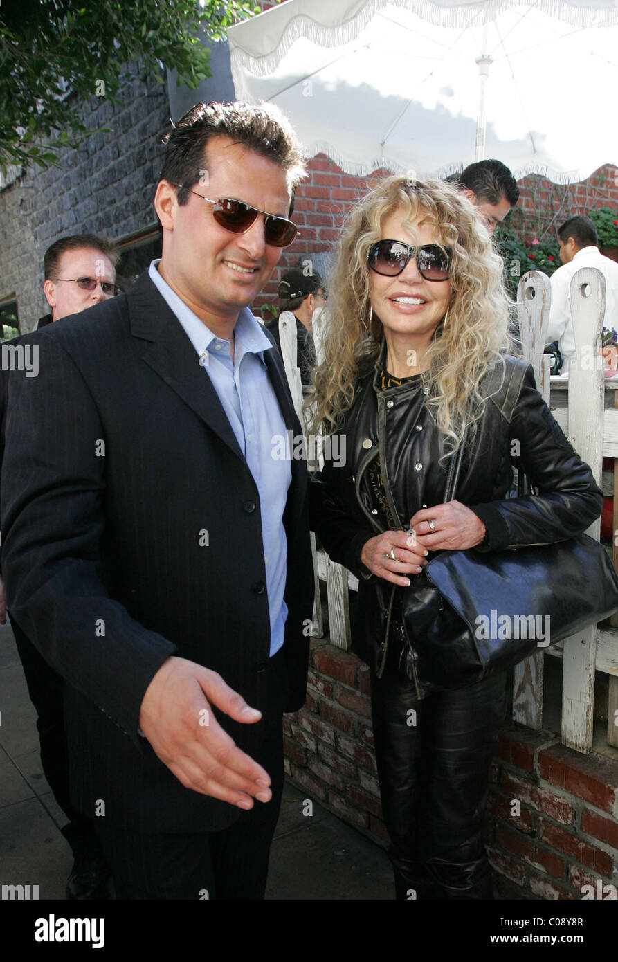 Dyan Cannon American television star, leaving The Ivy restaurant after ...