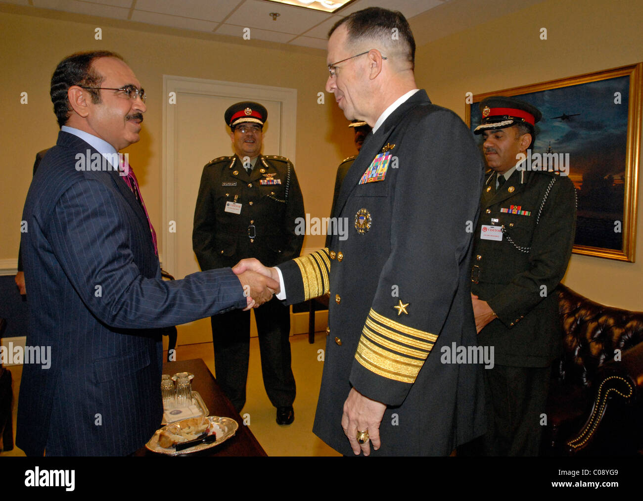 His excellency lt general rashed bin abdulla al khalifa hi-res stock ...