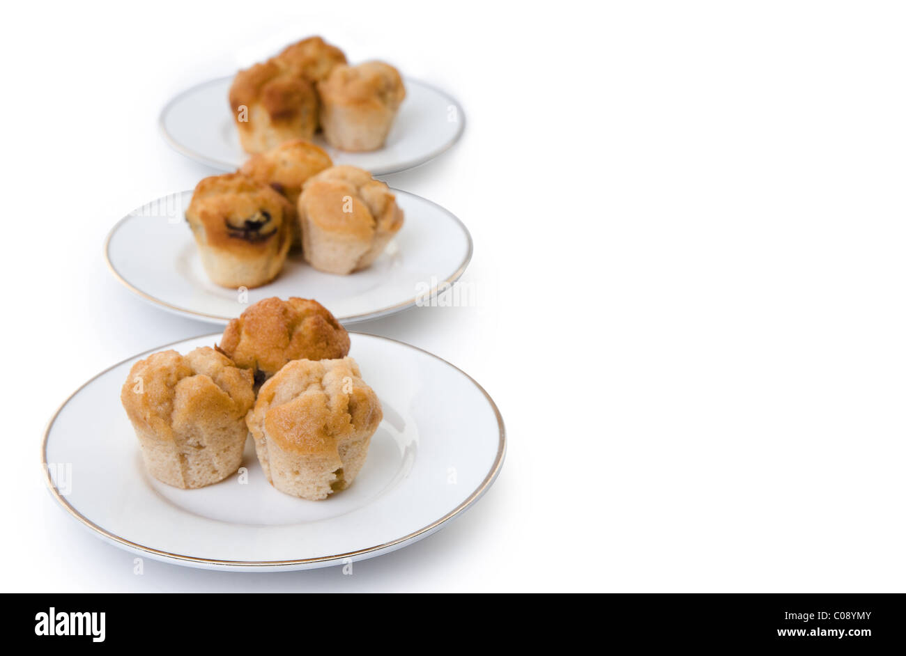 Baked muffins Cut Out Stock Images & Pictures - Alamy