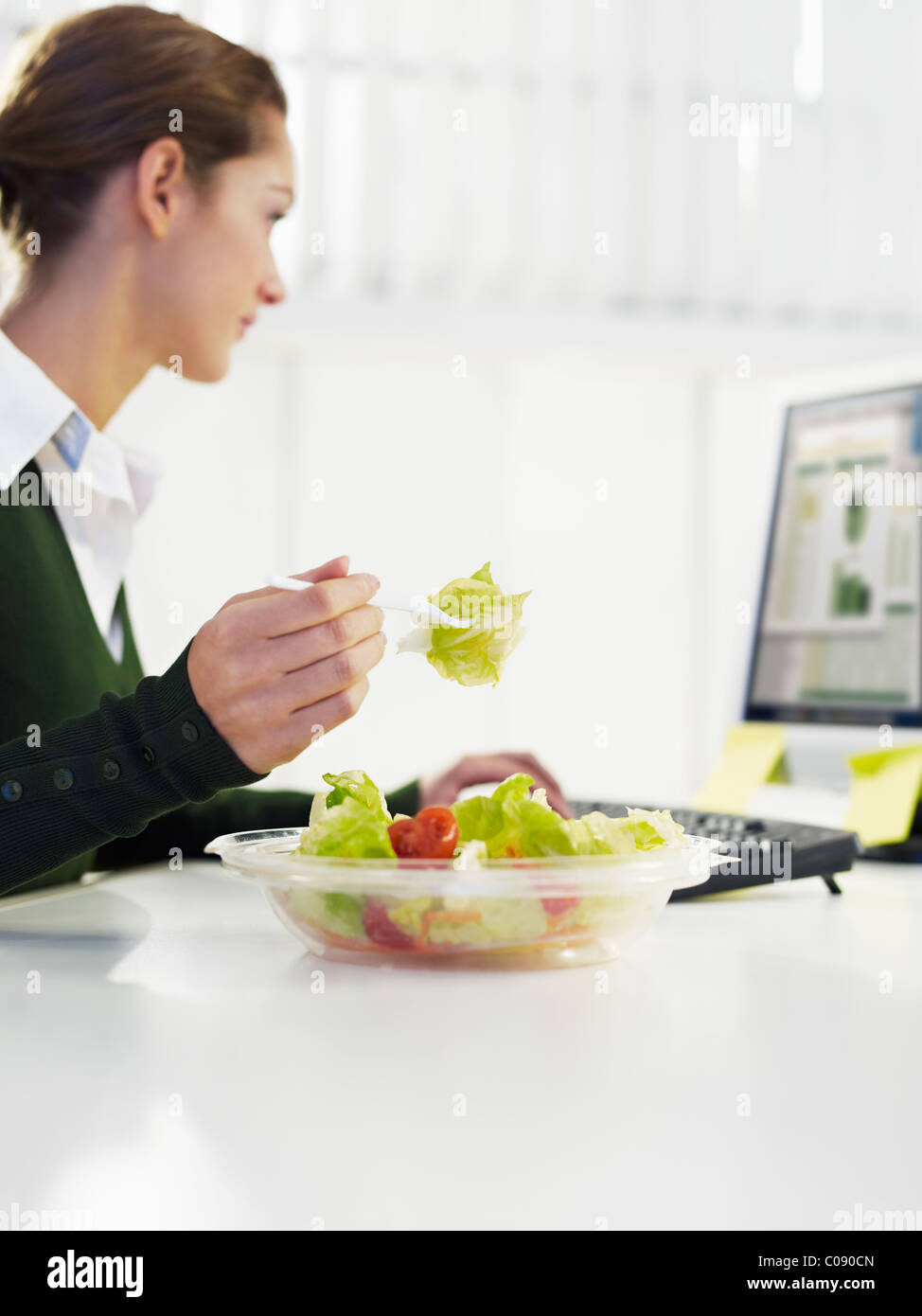 Healthy eating in office hi-res stock photography and images - Alamy