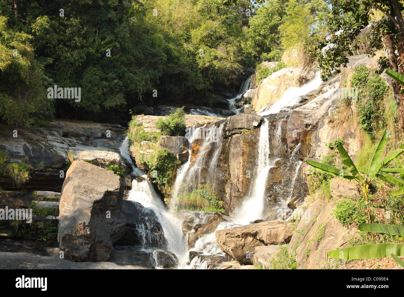 Waterfall in Thailand Stock Photo - Alamy