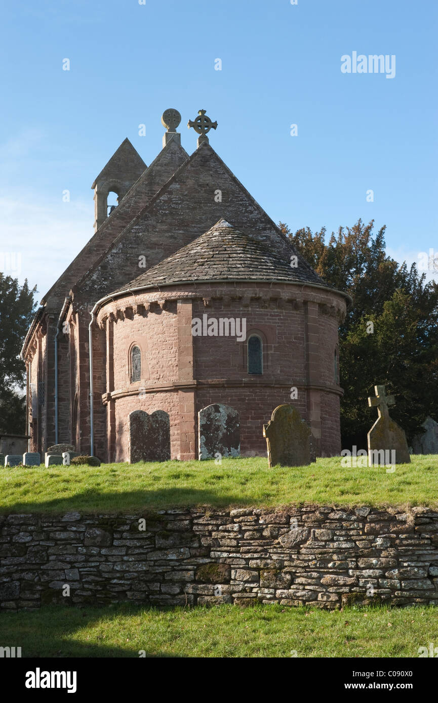 Church of St Mary and St David at Kilpeck Stock Photo - Alamy