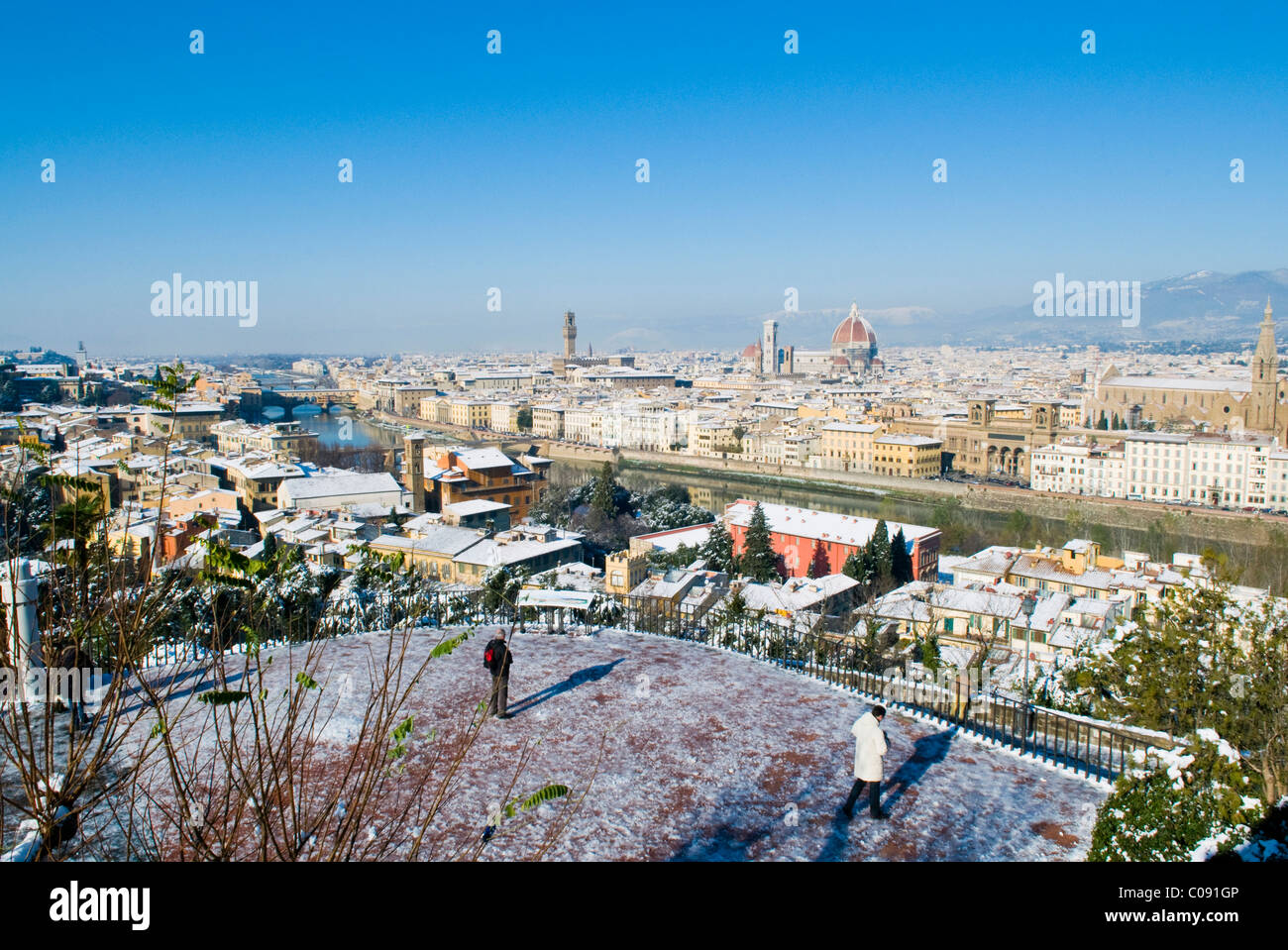 Duomo florence snow hi-res stock photography and images - Alamy