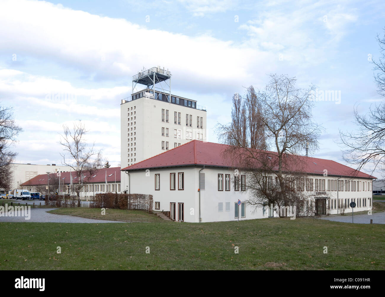 Television Centre Berlin-Adlershof, transmission tower, studio building ...
