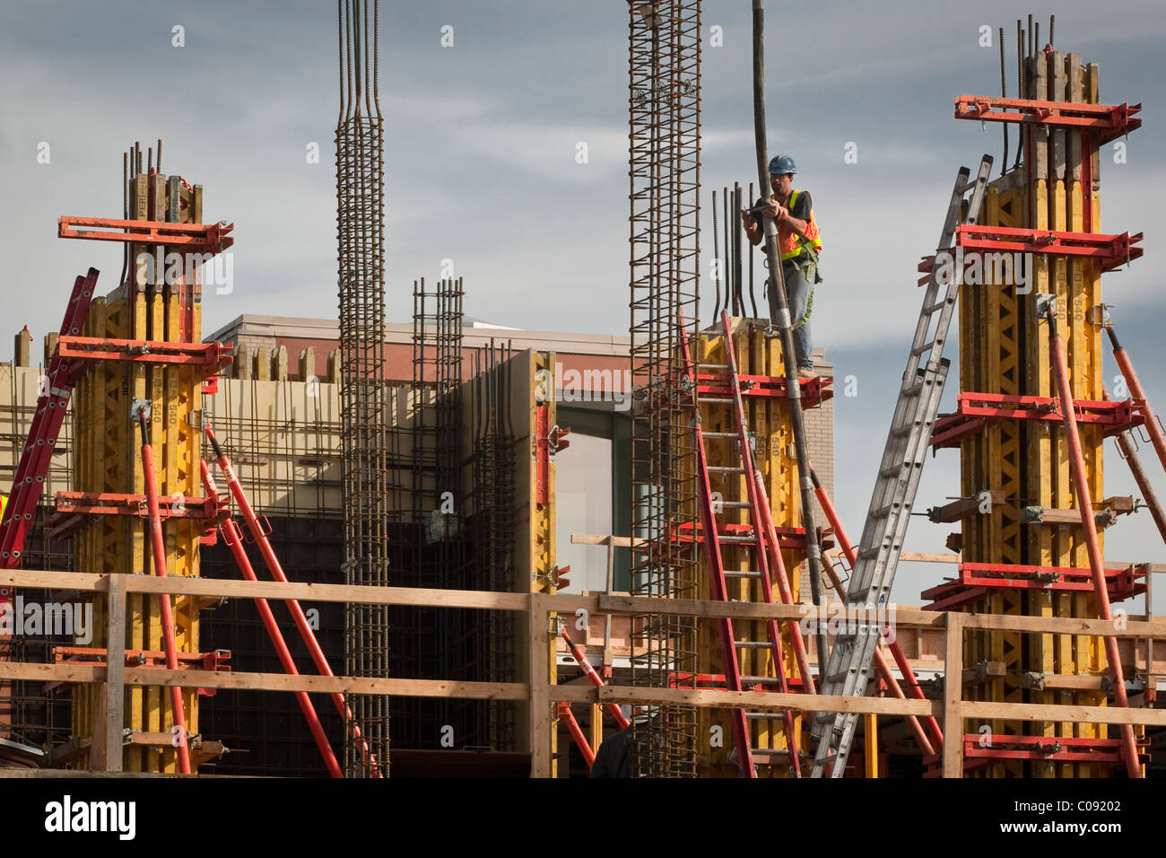 Anchorage alaska building construction hi-res stock photography and ...