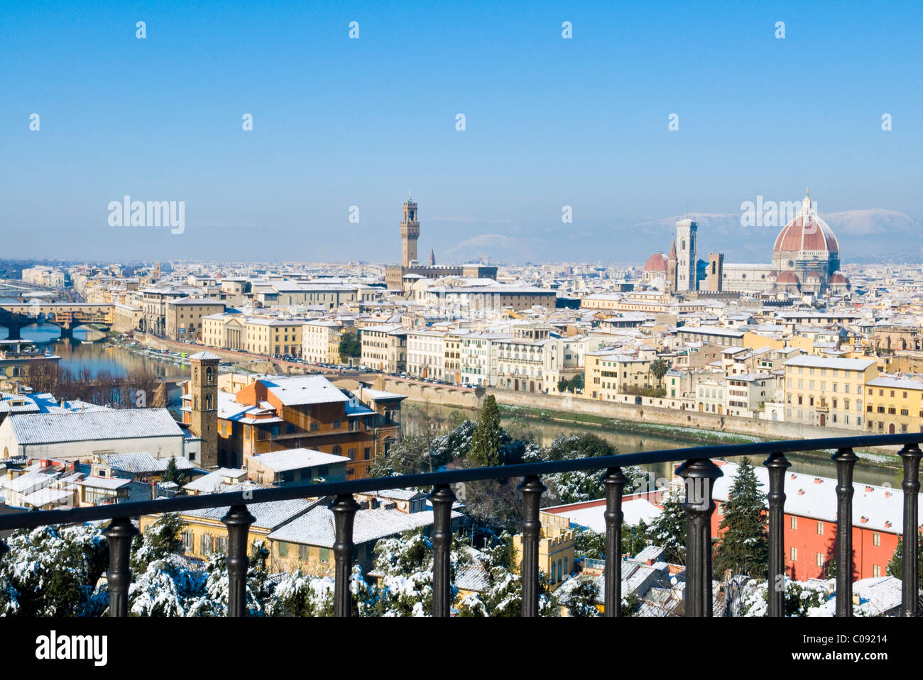 Landscape of Florence from Piazzale Michelangelo, Firenze, Florence ...