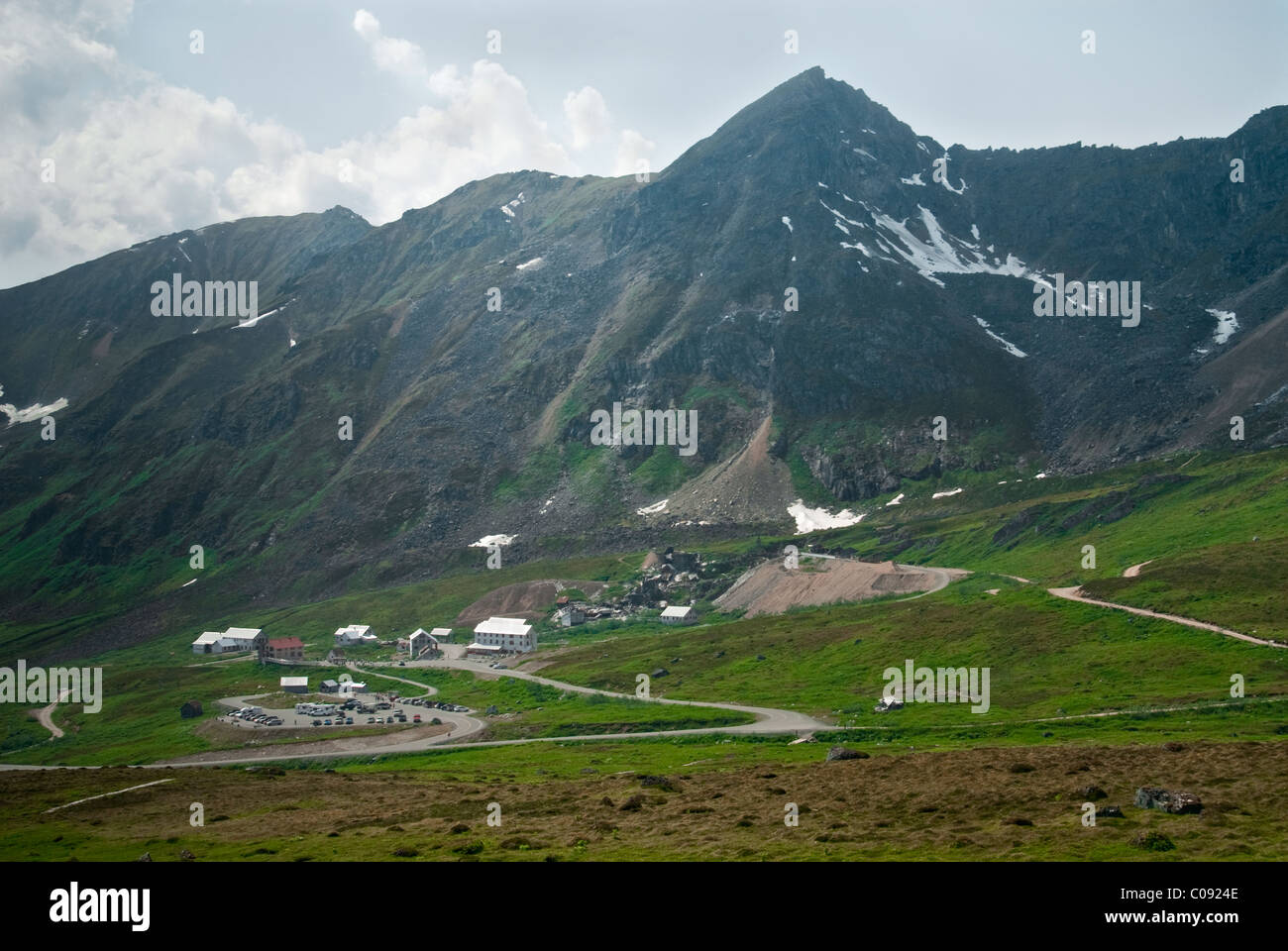 Independence Mine State Historical Park gold mine in Hatcher Pass of ...