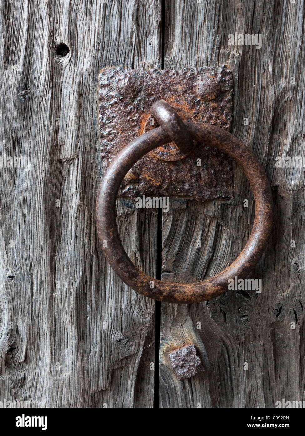 old door lock and handle Stock Photo - Alamy