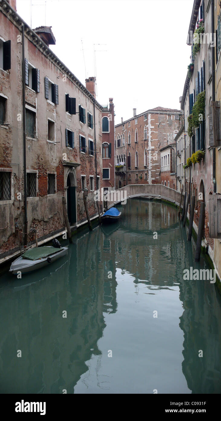 Waterways and canals in Venice with gondolas Stock Photo - Alamy
