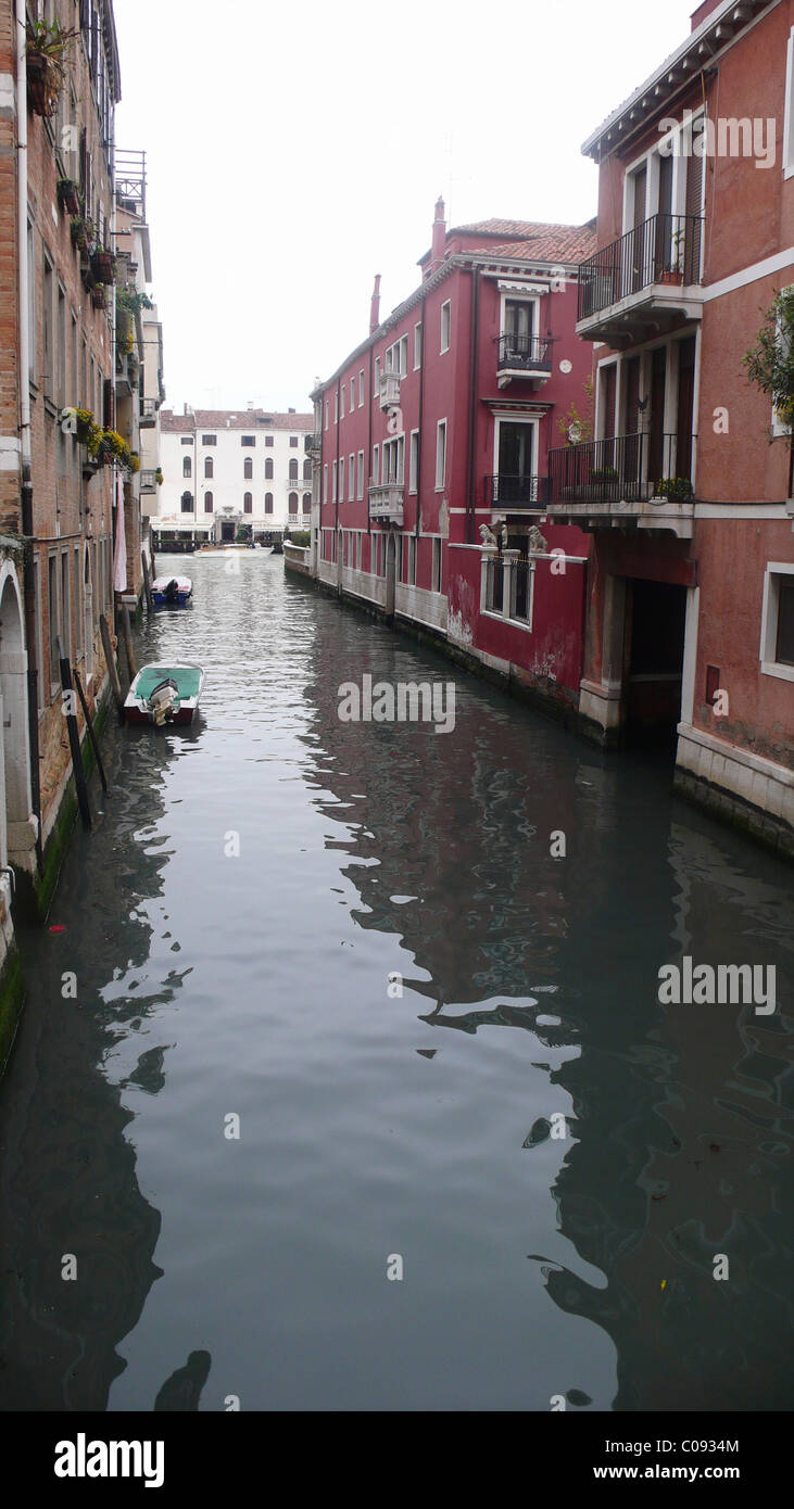 Waterways and canals in Venice with gondolas Stock Photo - Alamy