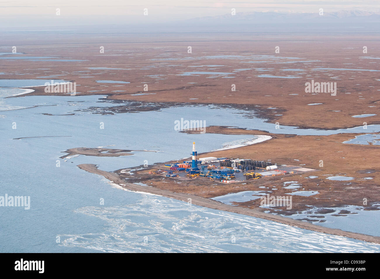 Oil Drilling In The Tundra