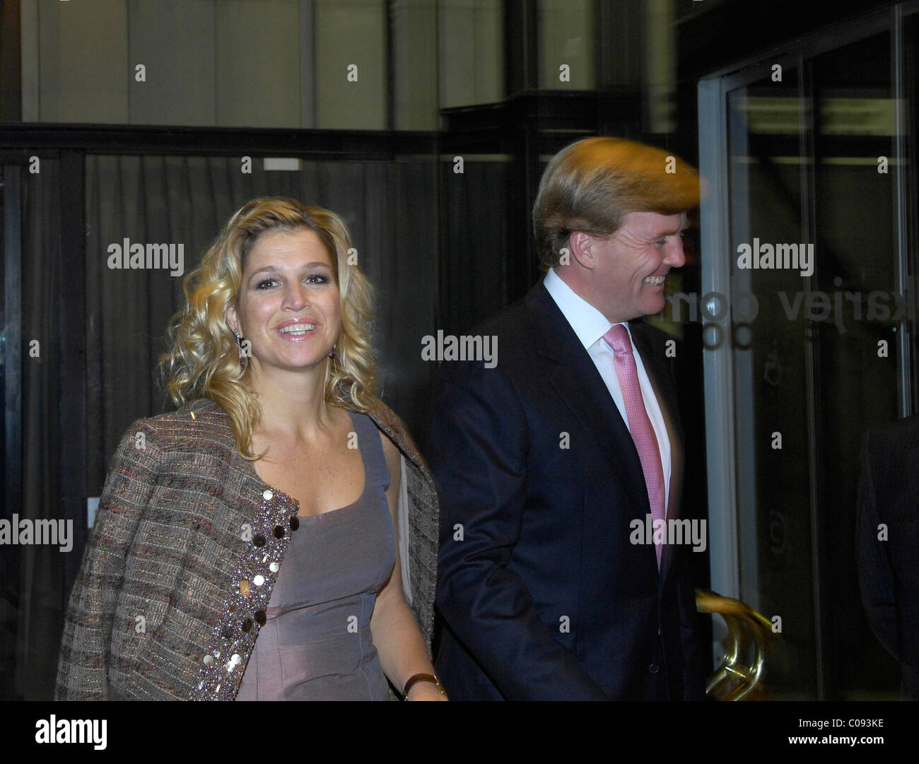 Princess Maxima, Prince Willem Alexander at Cankarjev Dom theater ...