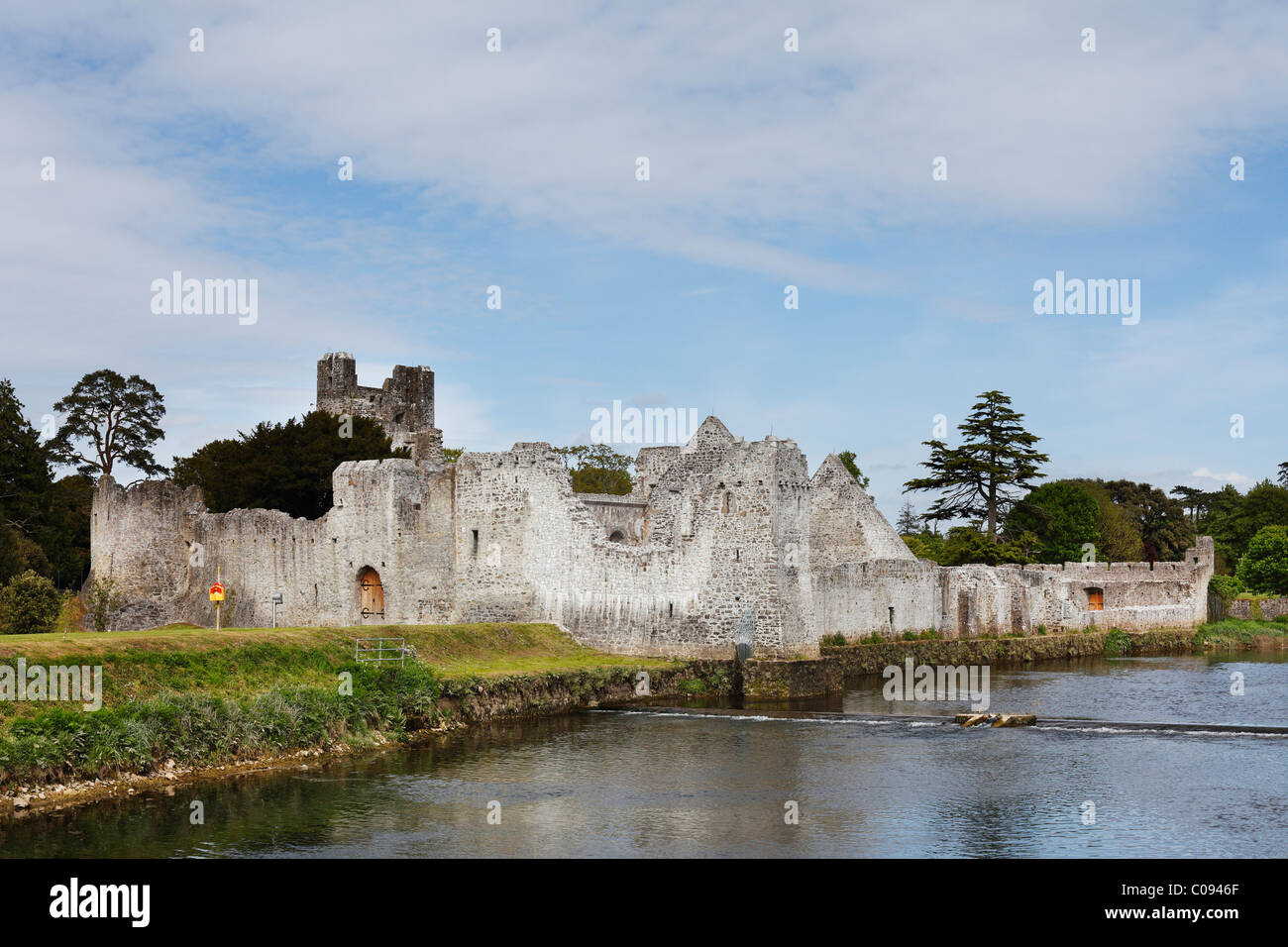 Adare Castle, River Migue, Adare, County Limerick, Ireland, British ...
