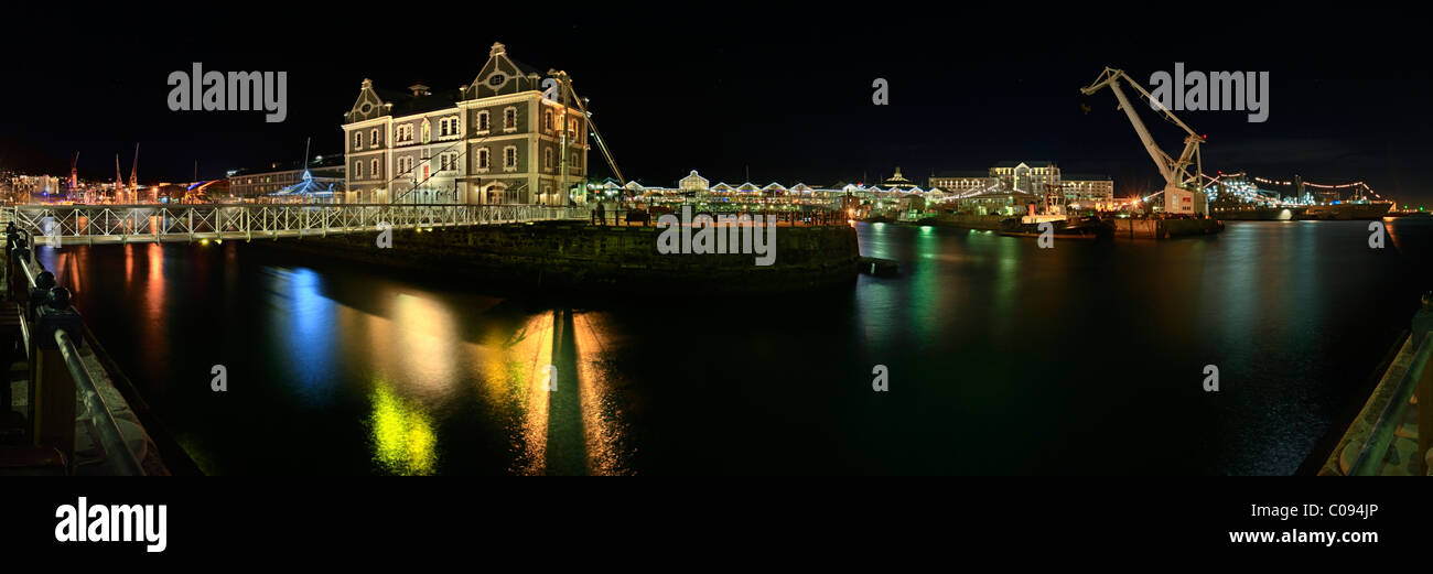 Waterfront by night, Cape Town, South Africa Stock Photo - Alamy