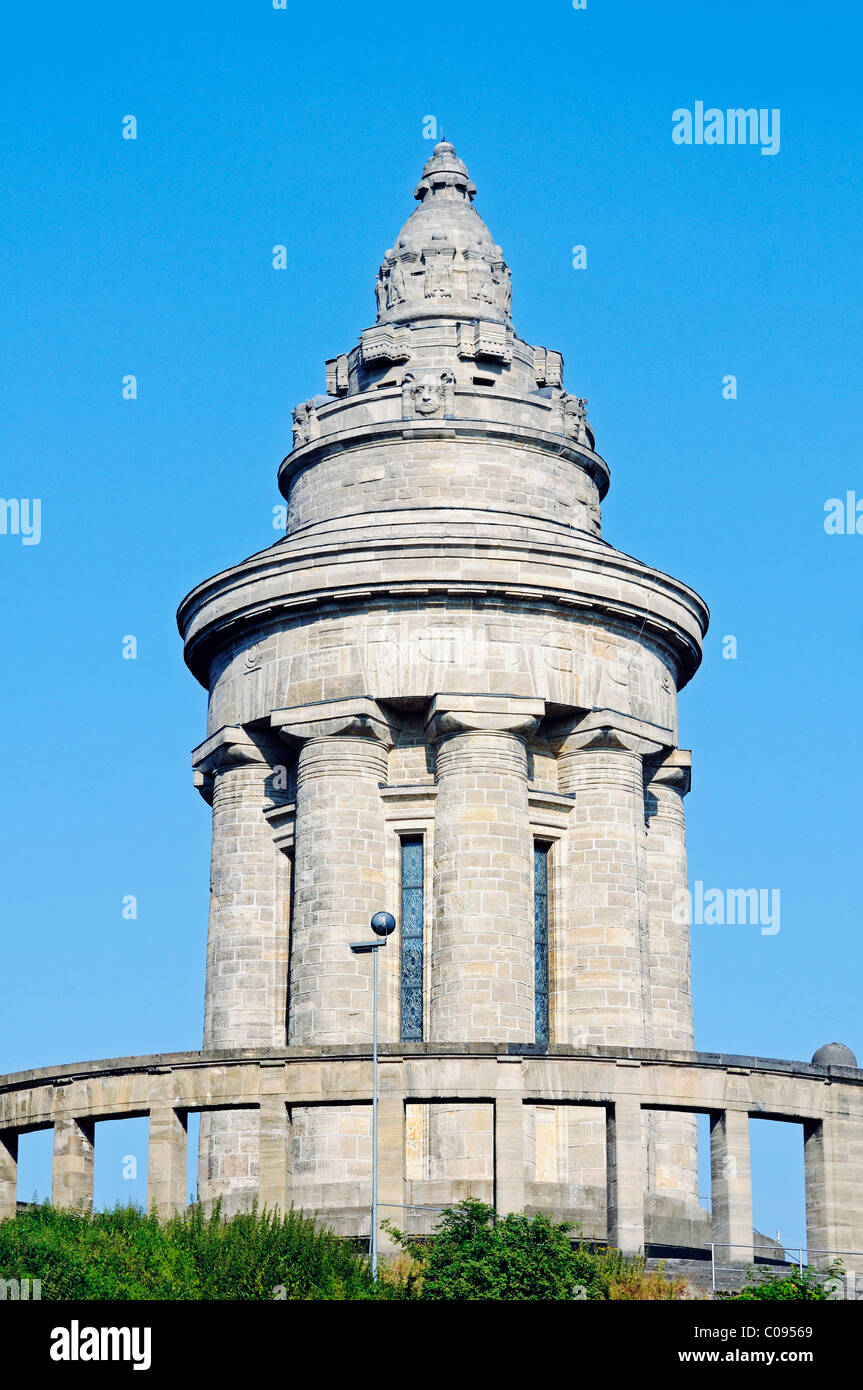 Burschenschaftsdenkmal fraternity monument on the Goepelskuppe peak ...