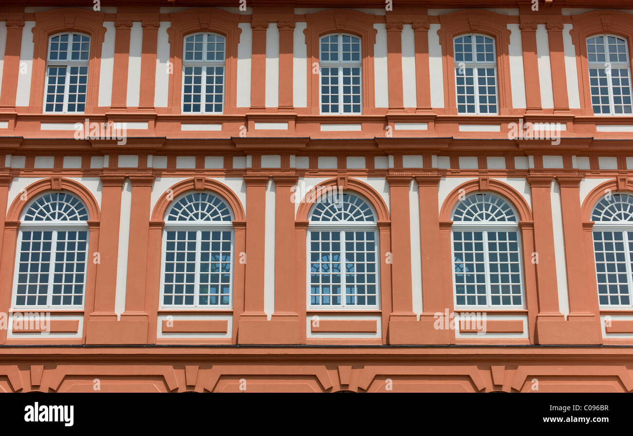 Schloss Biebrich palace, Biebrich borough, Wiesbaden, Rhine, Hesse ...