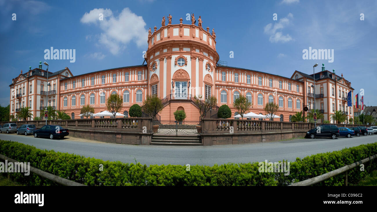 Schloss Biebrich palace, Biebrich borough, Wiesbaden, Rhine, Hesse ...