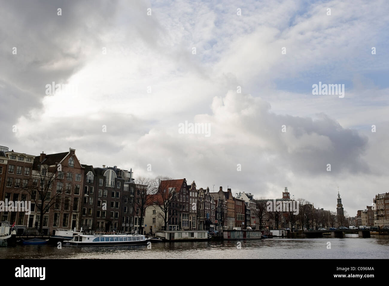 amstel river in amsterdam, holland Stock Photo - Alamy