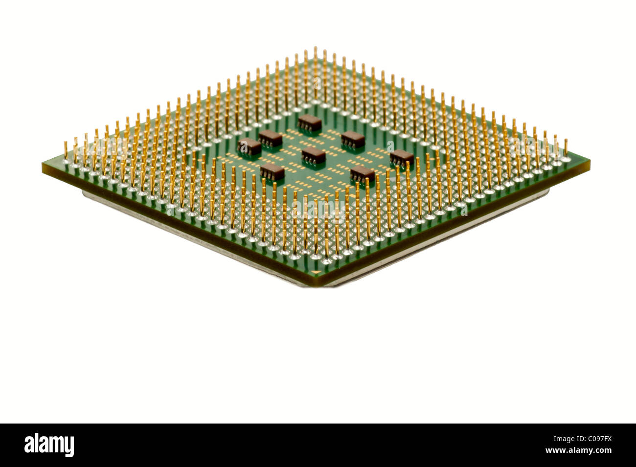 Computer motherboard detail Cut Out Stock Images & Pictures - Alamy