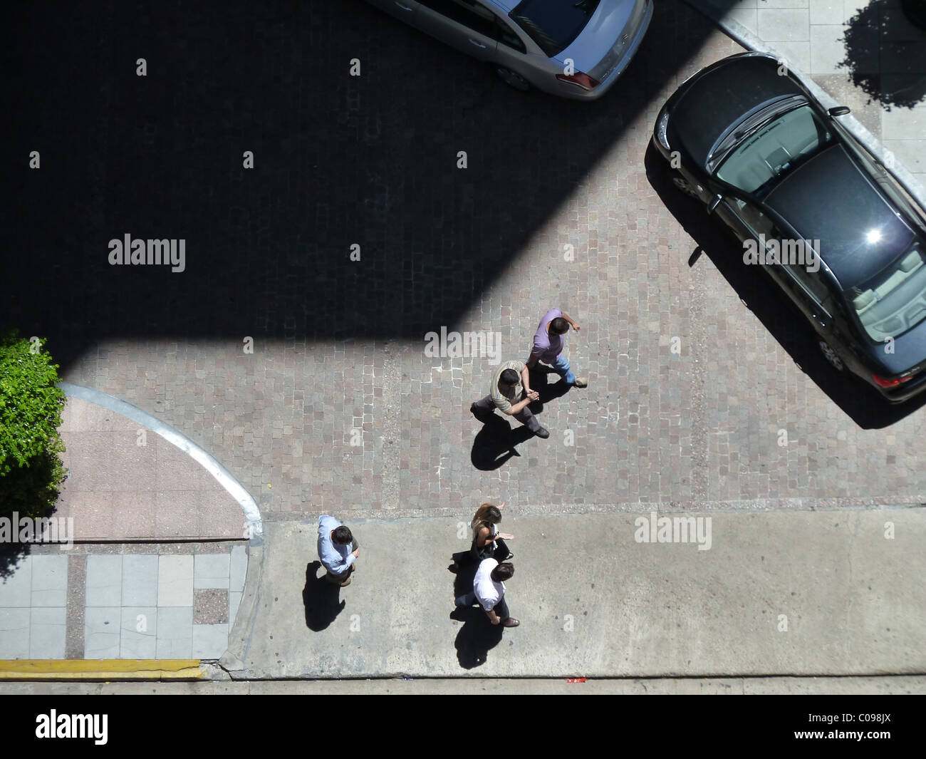 Aerial view of people Stock Photo - Alamy