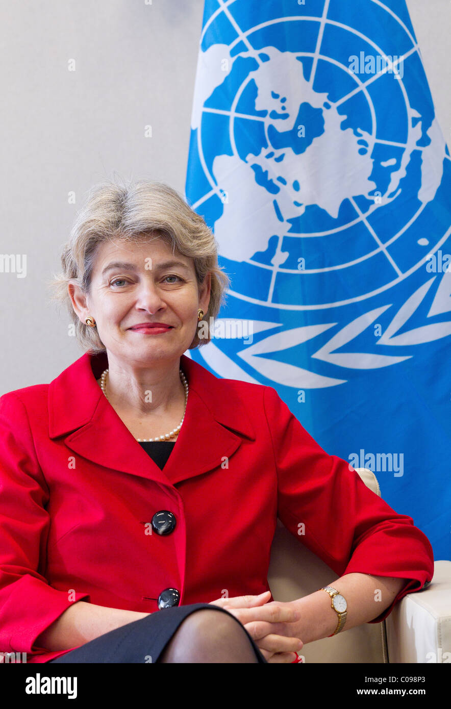 Unesco director general irina bokova hi-res stock photography and ...