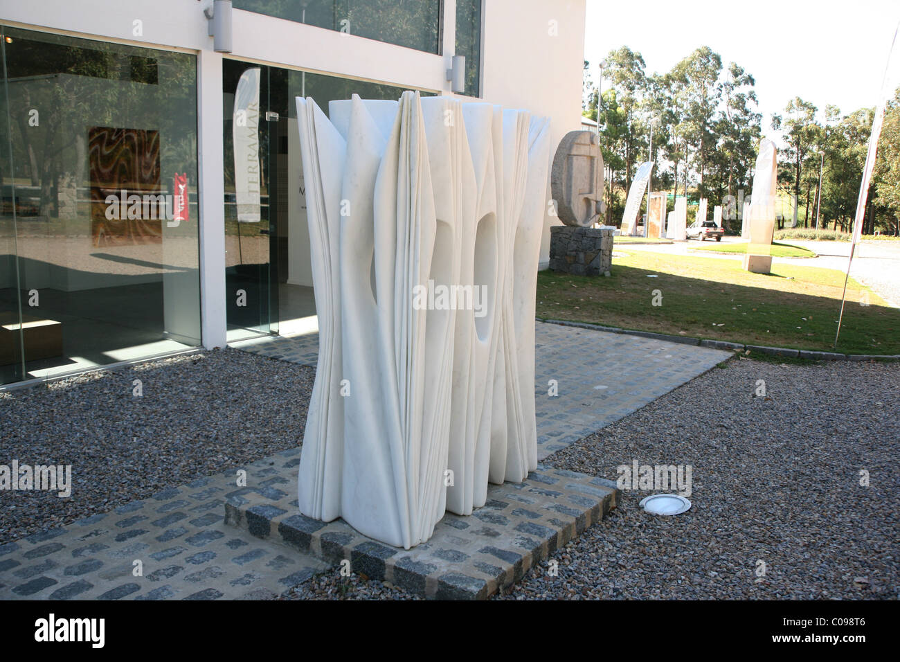 Pablo Atchugarry sculpture park Stock Photo - Alamy
