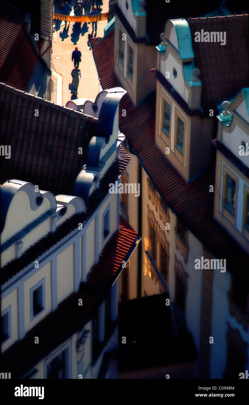 Prague rooftop view hi-res stock photography and images - Alamy