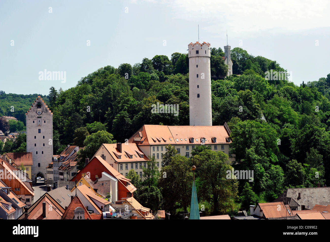 Obertor gate tower, Franciscan monastery, Mehlsack tower, Veitsburg ...