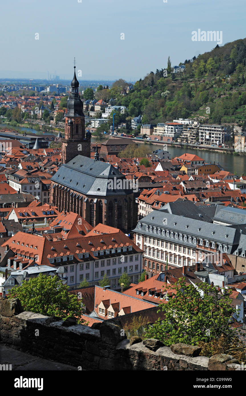 View of heidelberg from castle hi-res stock photography and images - Alamy