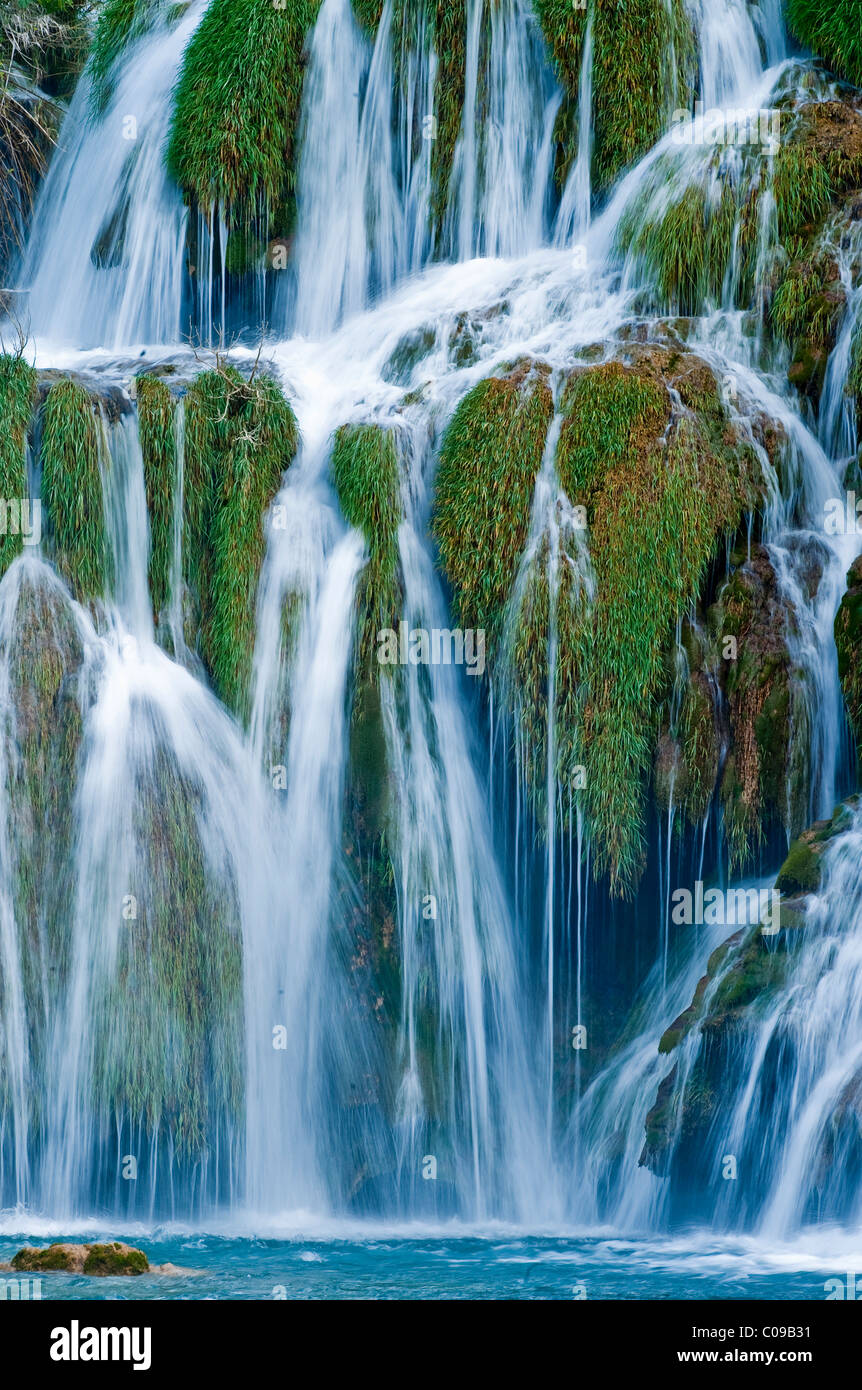 Waterfalls, Krka National Park, Sibenik-Knin County, Croatia, Europe ...
