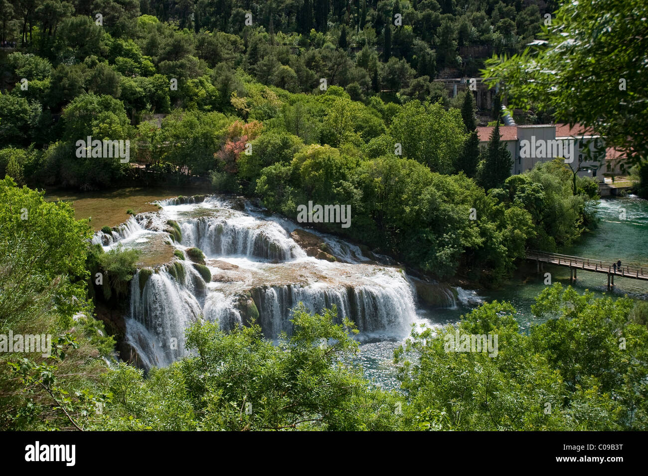 Waterfalls, Krka National Park, Sibenik-Knin County, Croatia, Europe ...