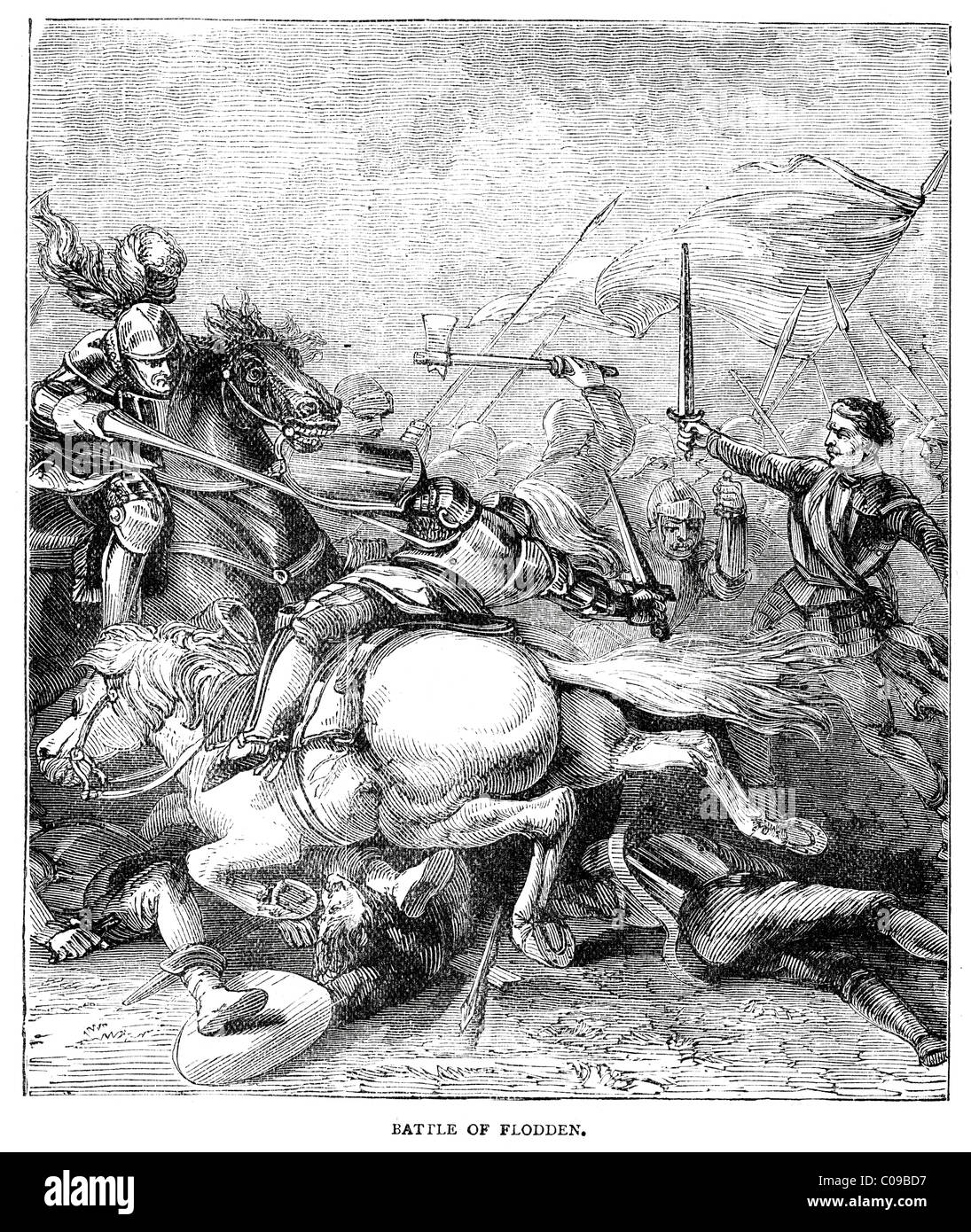 The Battle of Flodden or Flodden Field was fought in the county of ...