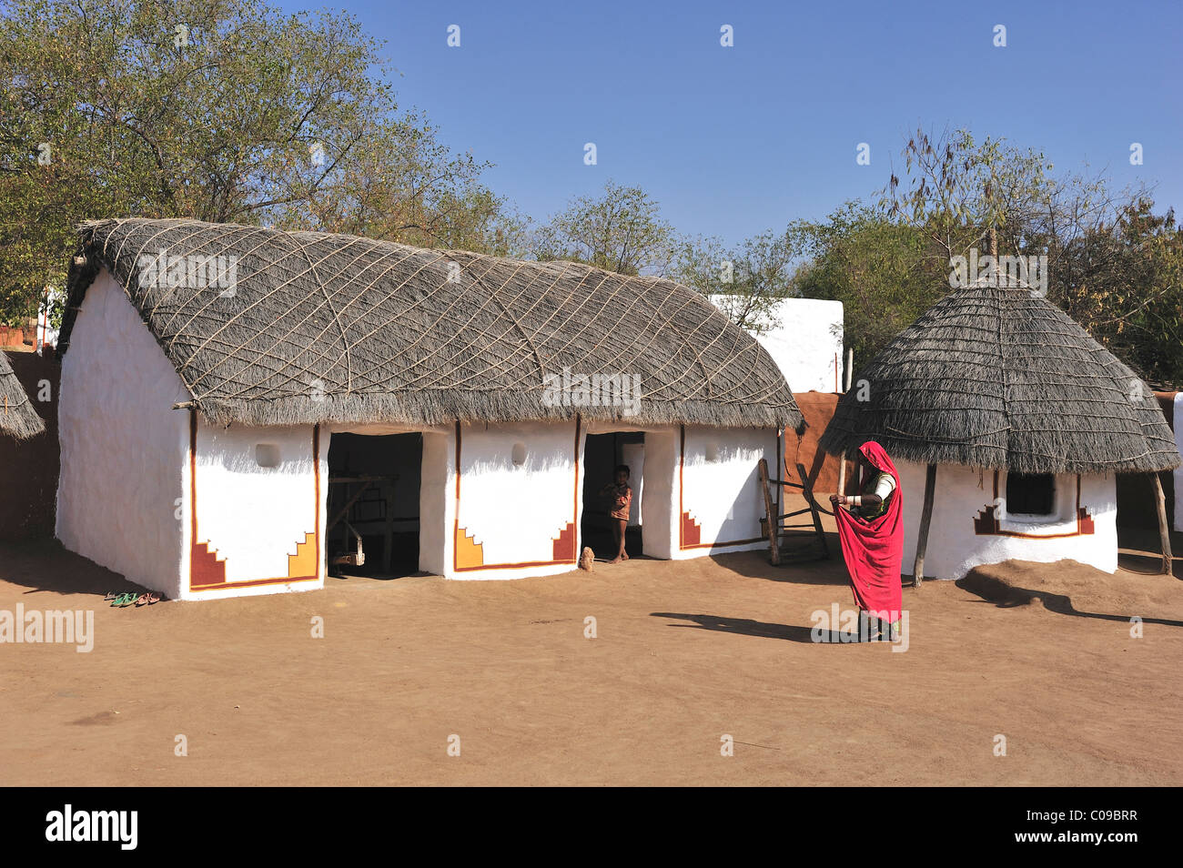 Indian Thatched Roof Bungalows