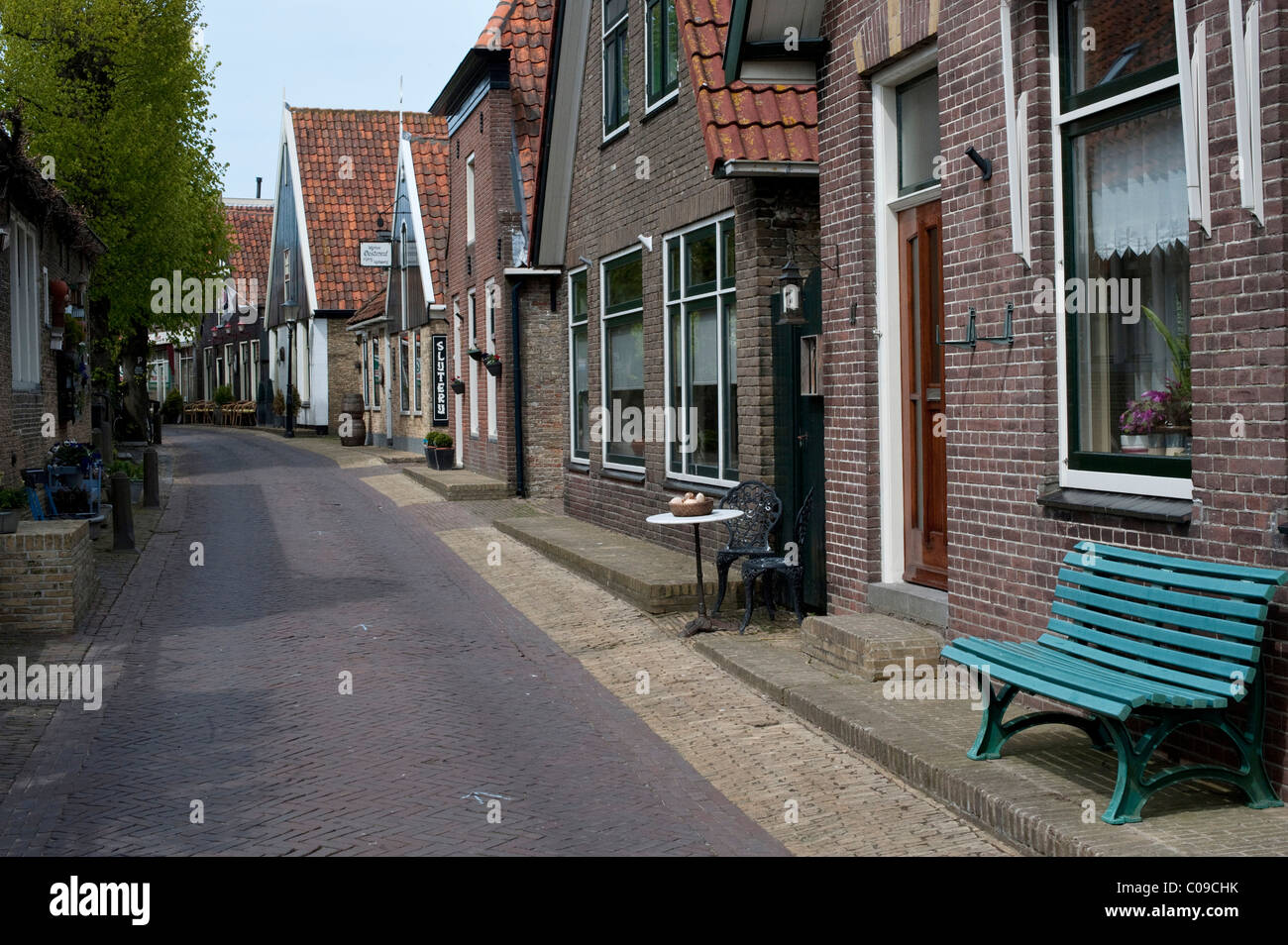 Street in De Waal, Texel, Netherlands, Europe Stock Photo - Alamy