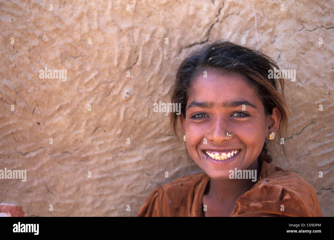 Girl, portrait, Thar Desert, Rajasthan, India, Asia Stock Photo - Alamy