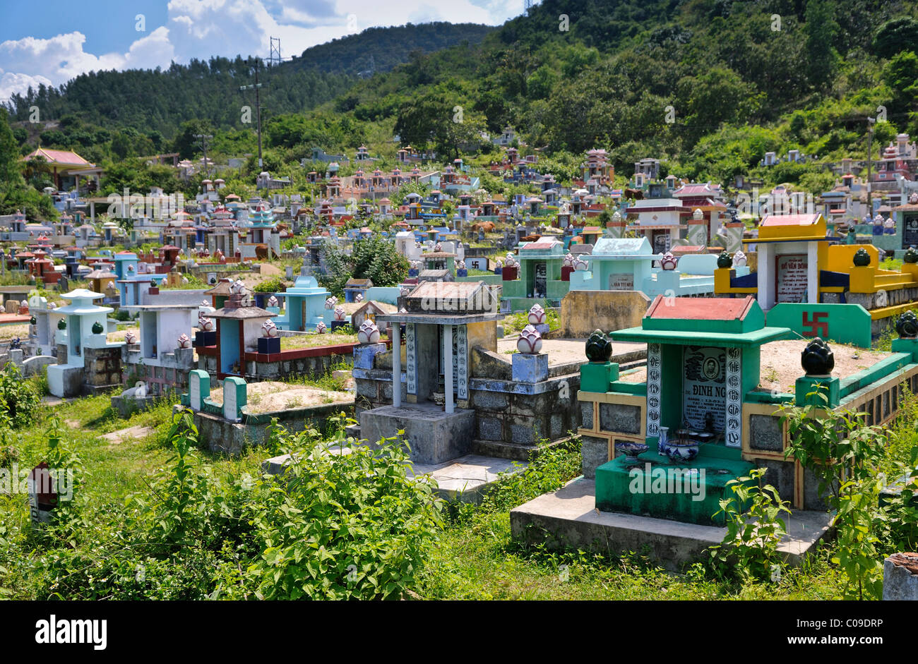 Cemeteries In Vietnam Pictures The Cemetery Is In The Middle Of A New