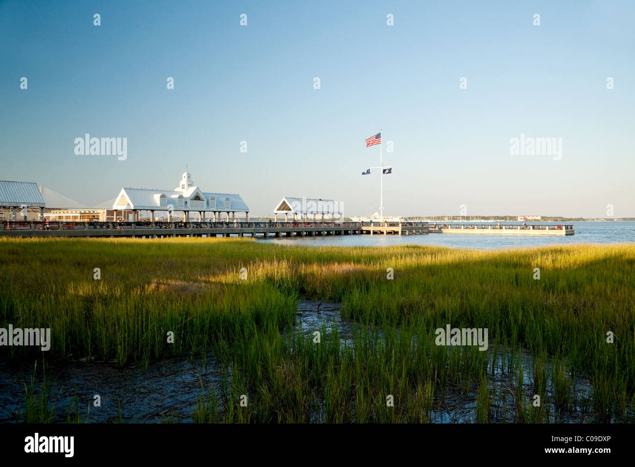 Waterfront park pier charleston south hi-res stock photography and ...