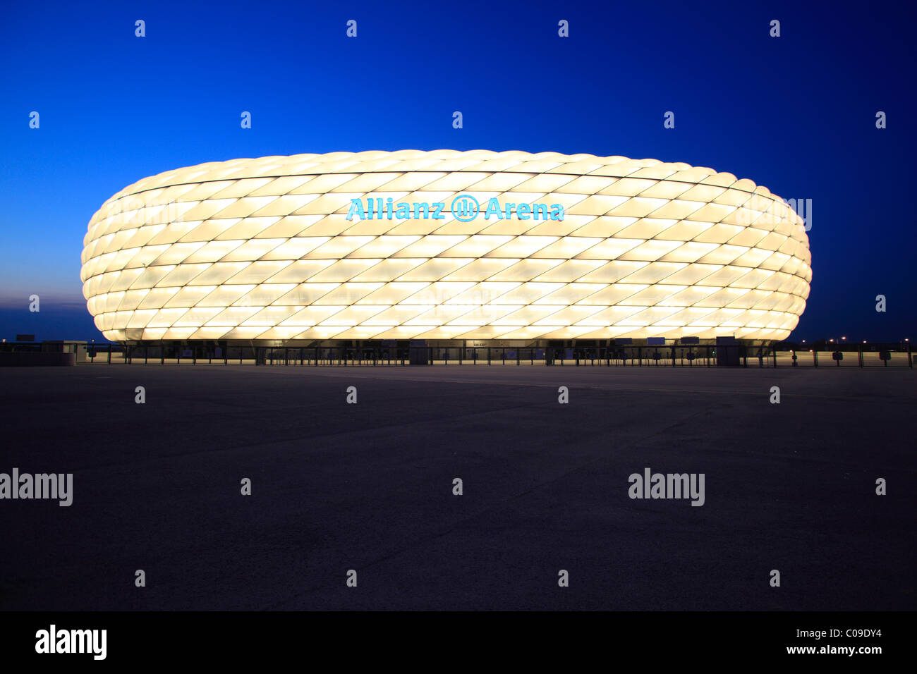 Allianz Arena football stadium, Munich, Bavaria, Germany, Europe Stock ...