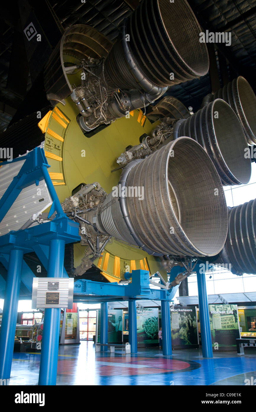 Saturn V at the Davidson Center for Space Exploration building at the U ...