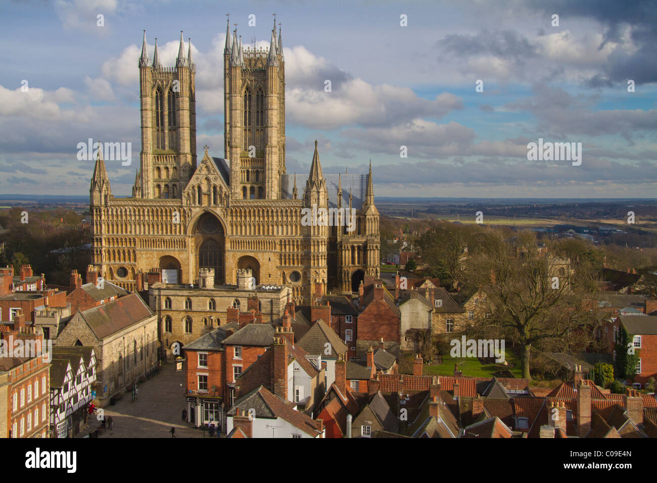 Lincoln Cathedral And Castle Stock Photos & Lincoln Cathedral And ...