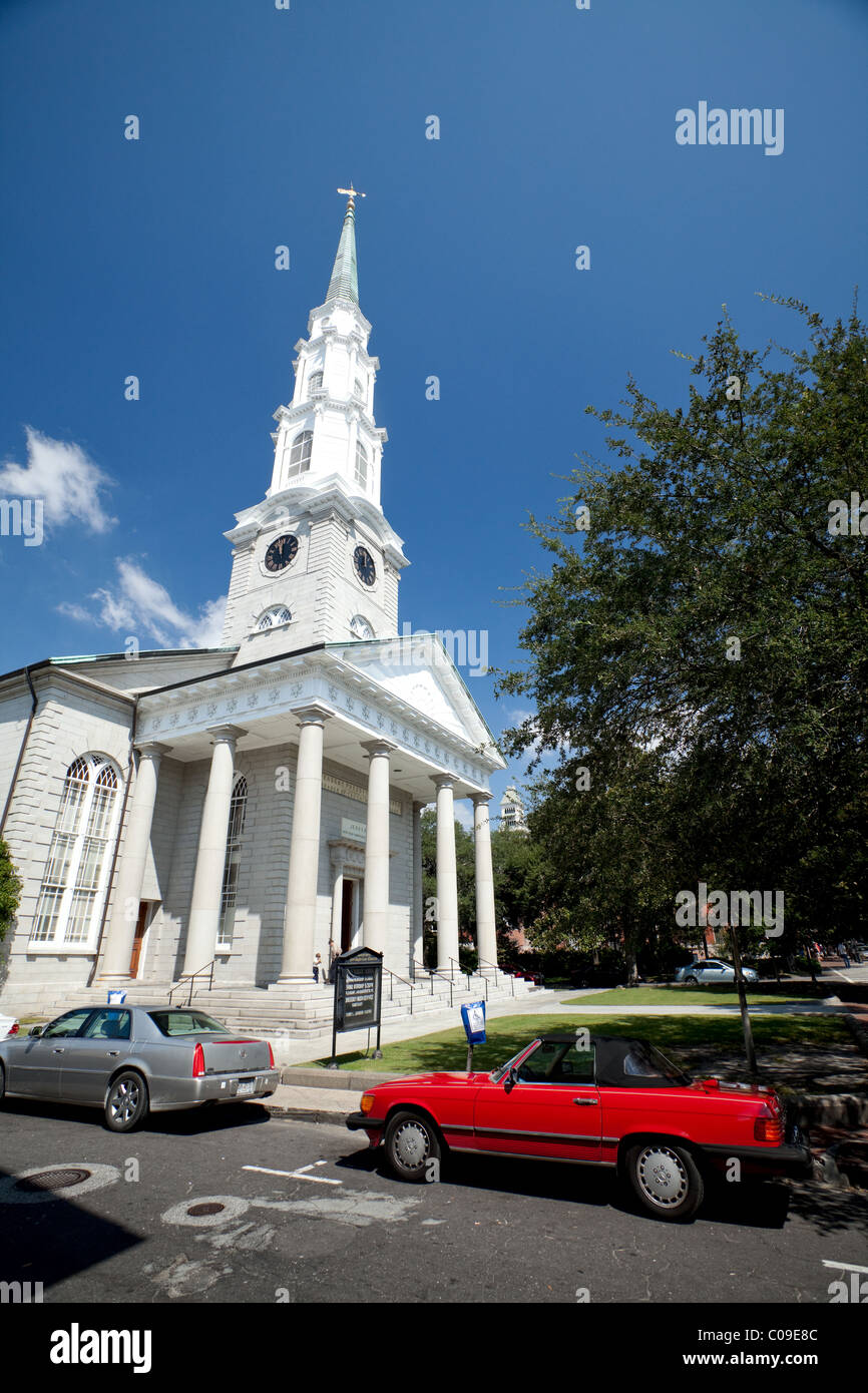 Presbyterian Church Savannah Georgia USA Stock Photo - Alamy